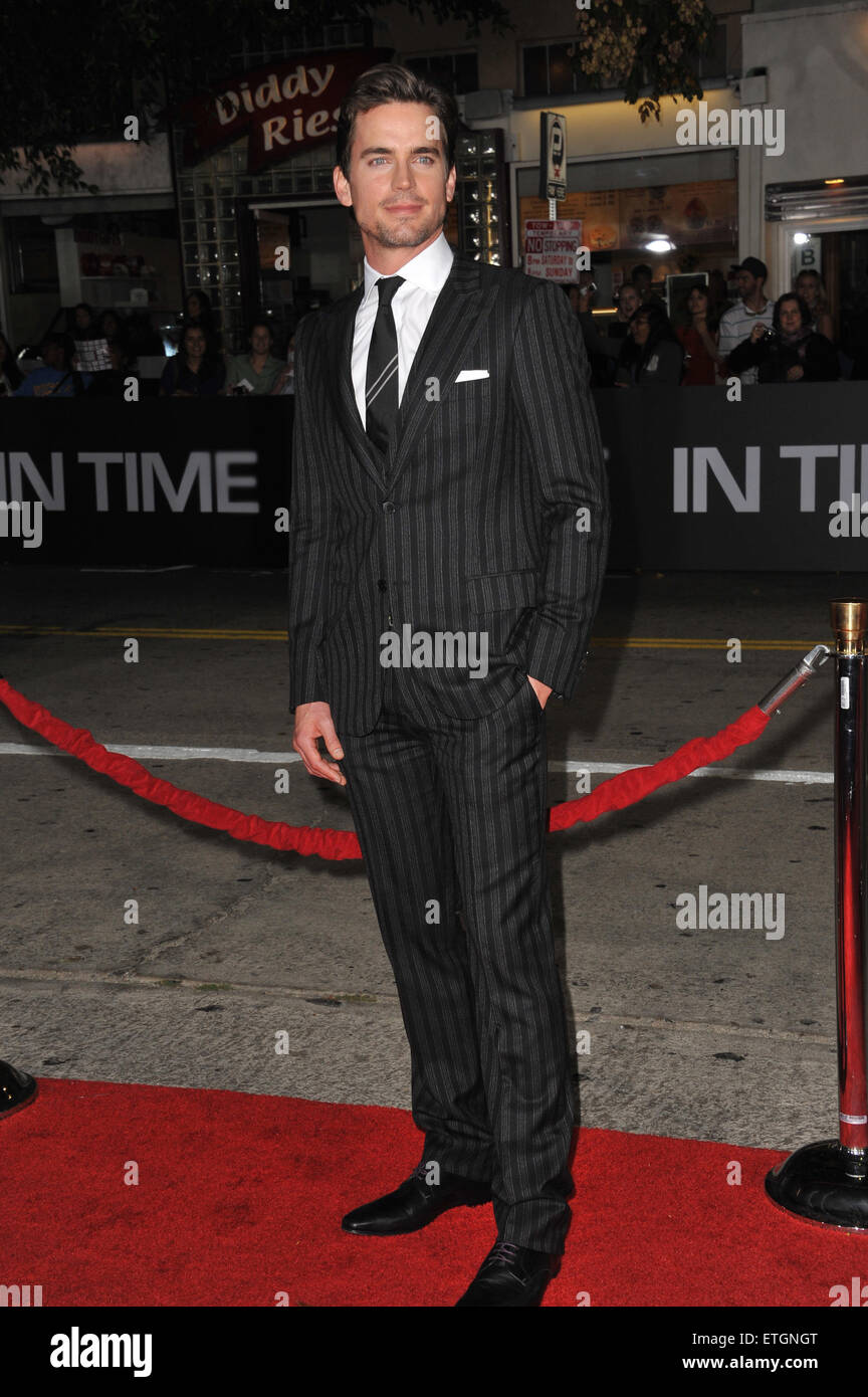 LOS ANGELES, CA - OCTOBER 20, 2011: Matt Bomer at the Los Angeles ...