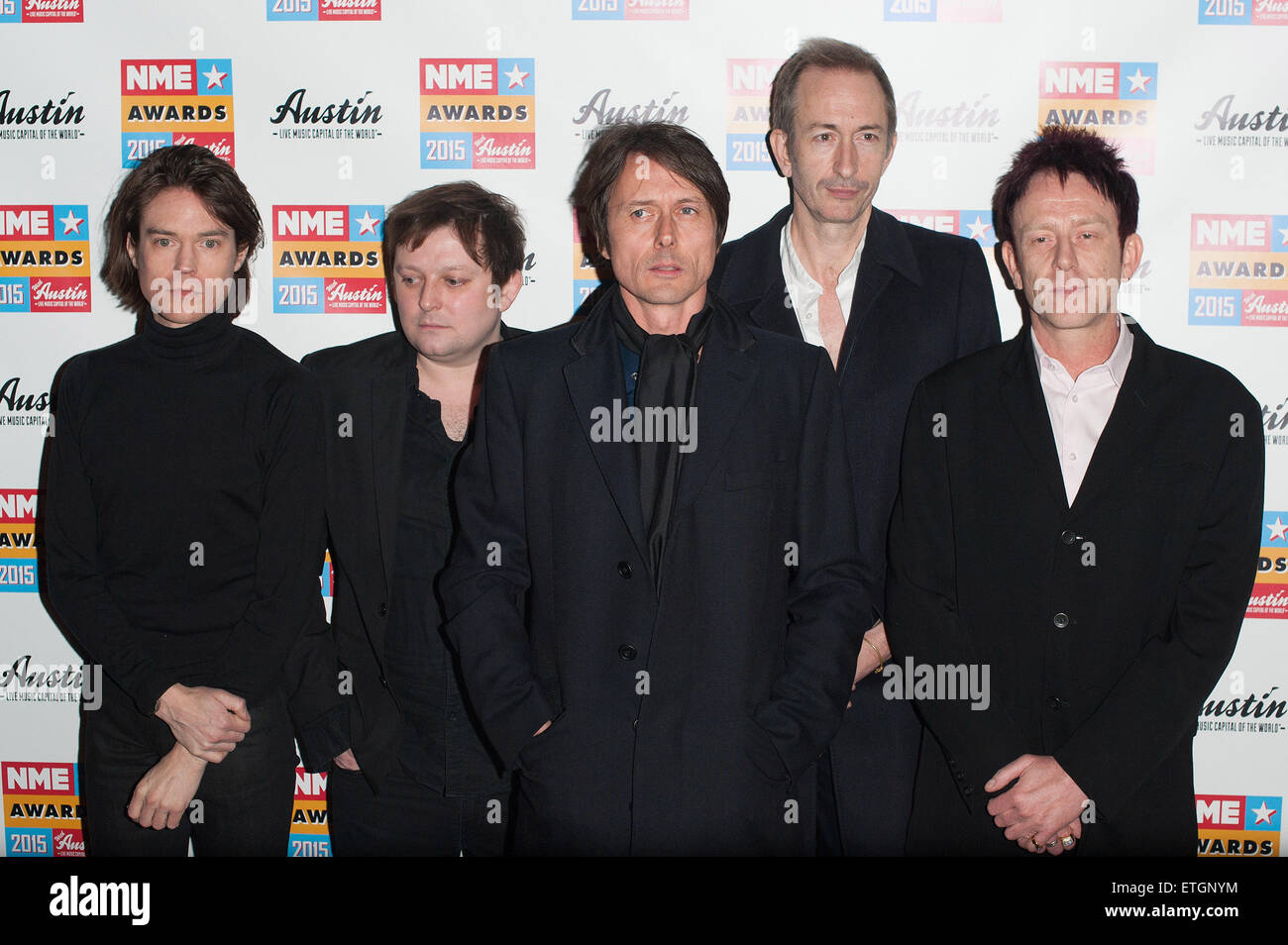 NME Awards held at the Brixton Academy - Arrivals. Featuring: Suede ...
