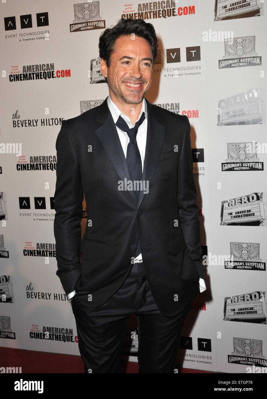 BEVERLY HILLS, CA - OCTOBER 14, 2011: Robert Downey Jr. at the 2011 ...