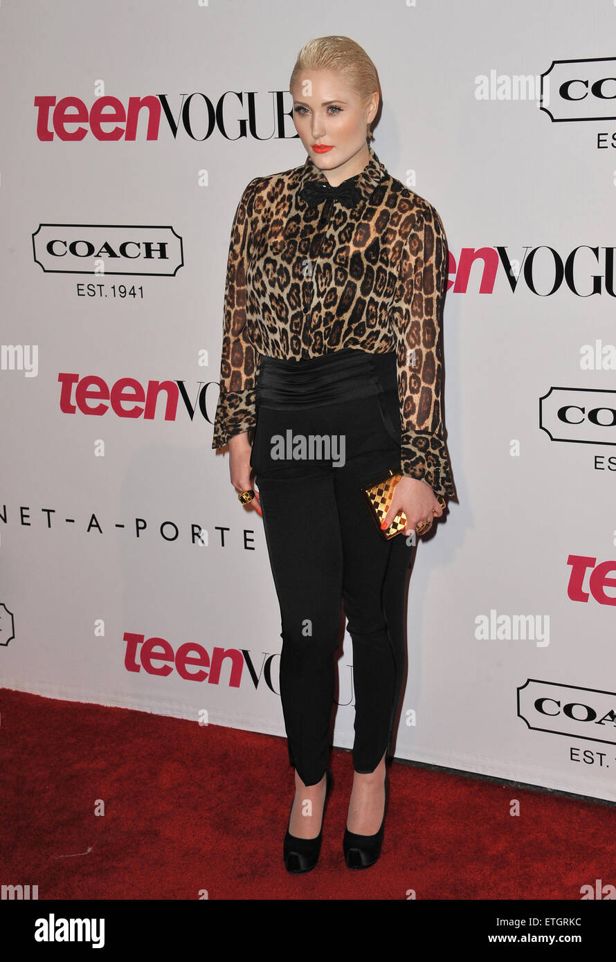 LOS ANGELES, CA - SEPTEMBER 23, 2011: Hayley Hasselhoff, daughter of ...