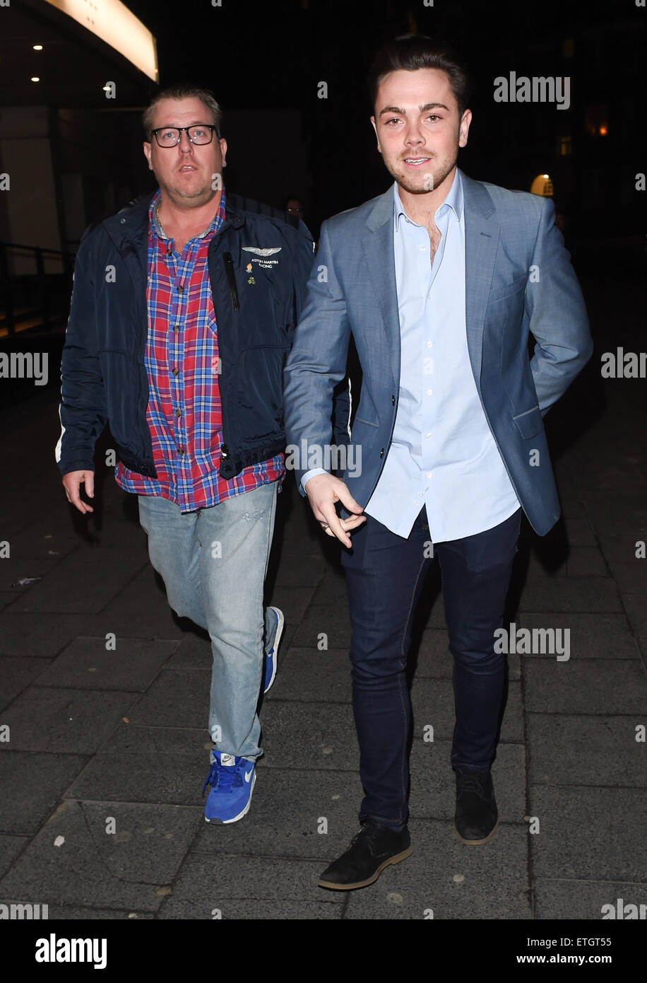 Celebrities leave Hammersmith Apollo after watching Sam Bailey perform ...