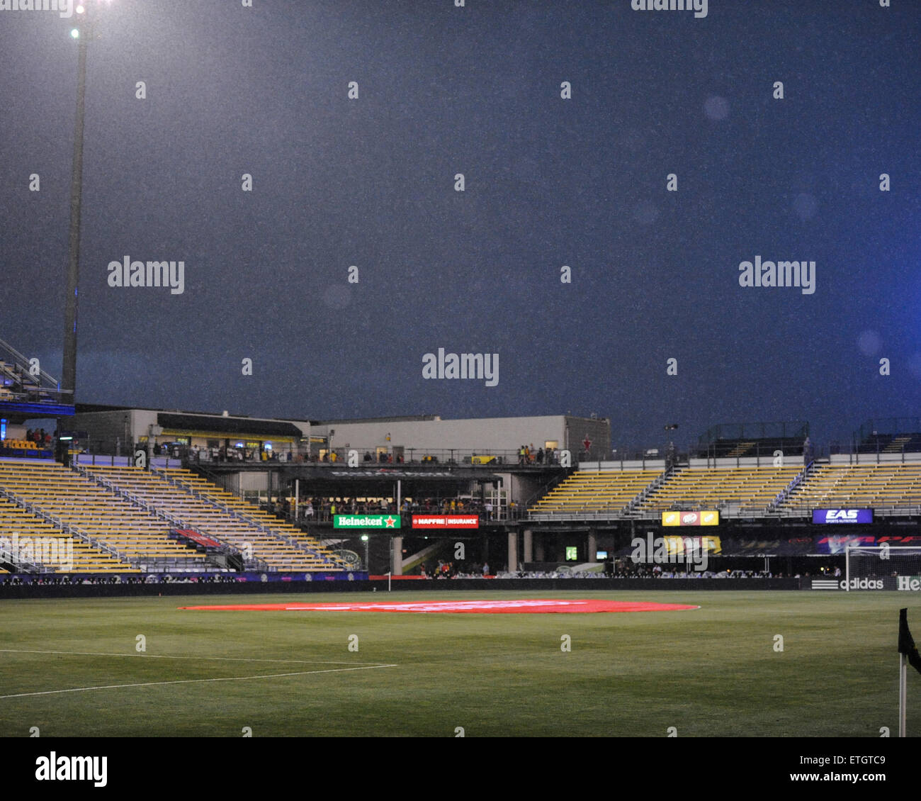 Columbus, Ohio, USA. 12th June, 2015. Severe Weather causes Mapfre ...