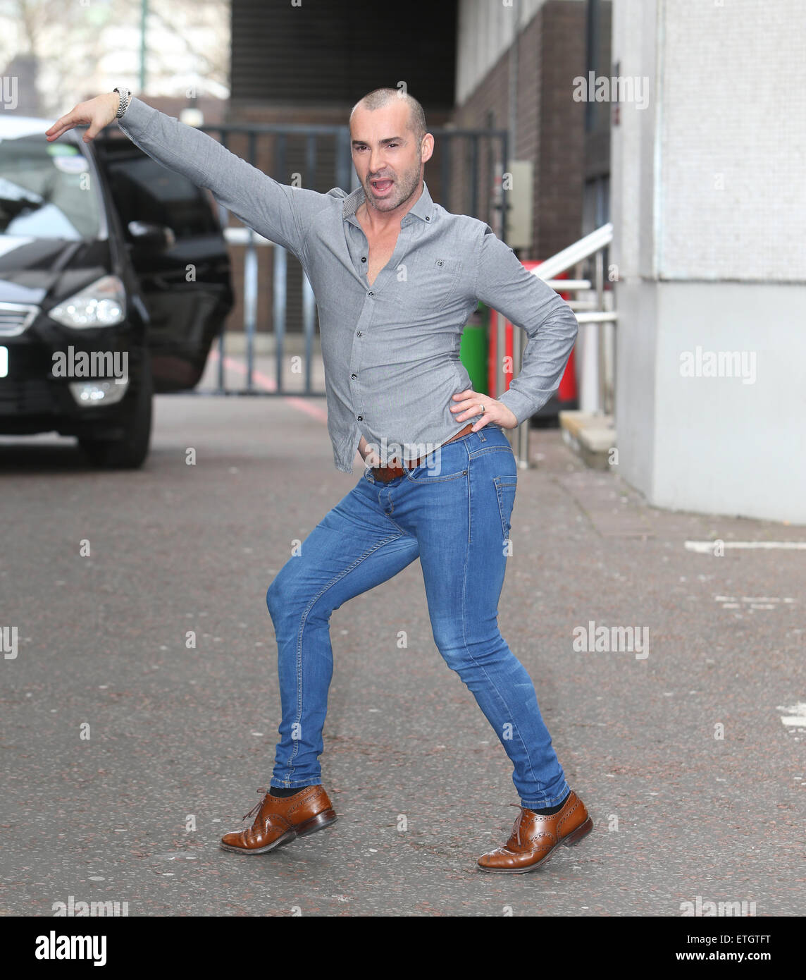 Louie Spence outside the ITV Studios Featuring: Louie Spence Where ...