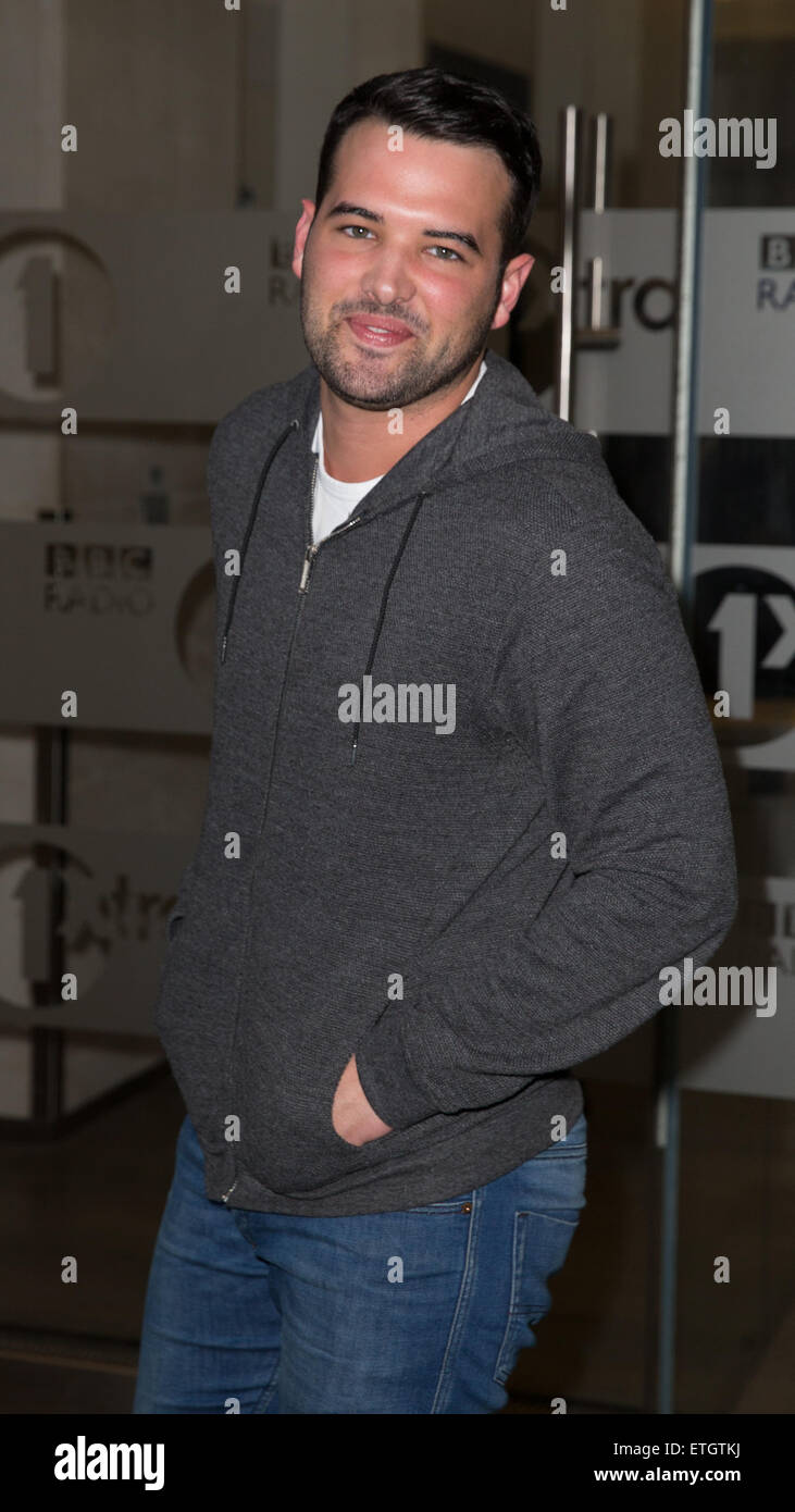 Celebrities at the BBC Radio 1 studios Featuring: Ricky Rayment Where ...