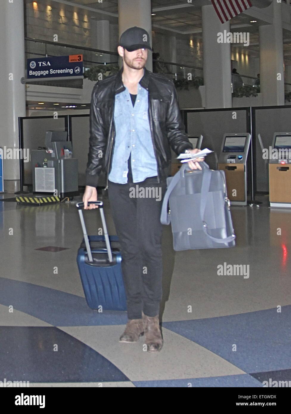 Jamie Dornan at Los Angeles International Airport (LAX) Featuring ...