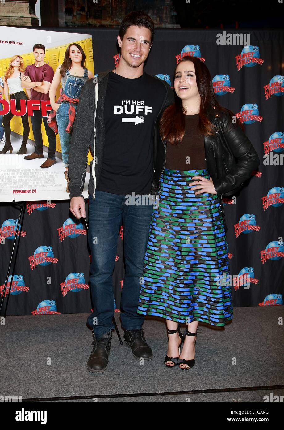 The stars of the film The DUFF make a personal appearance at Planet ...