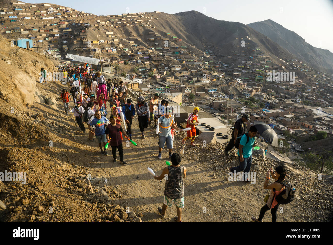 Parade of FITECA in the Comas district, Lima city, Peru Stock Photo - Alamy