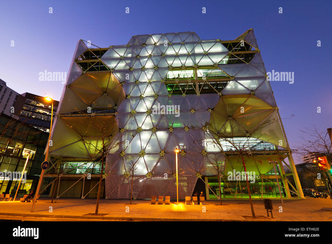 Media-TIC building, by Enrique Ruiz Geli. 2010. Barcelona Stock Photo ...
