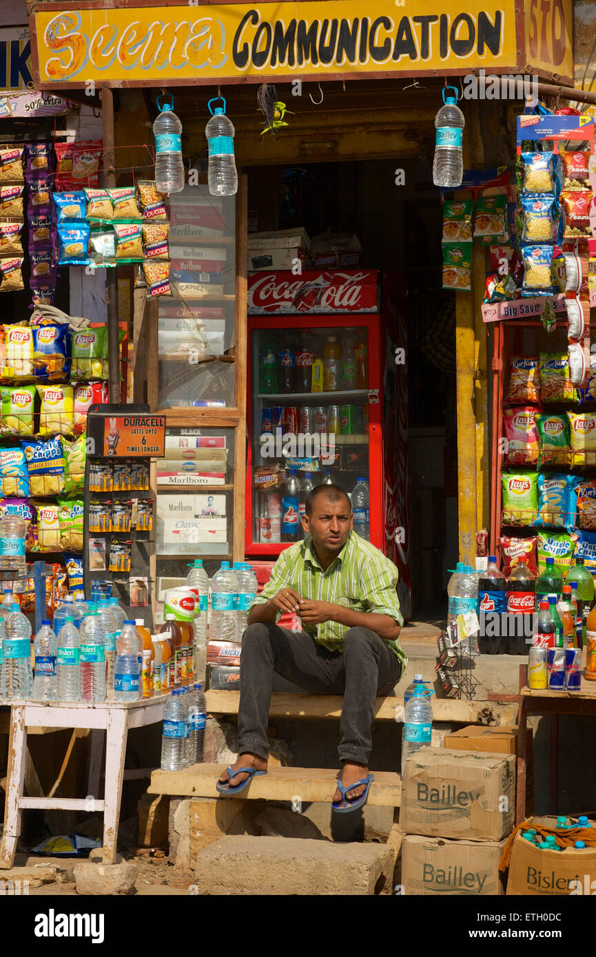Indian shop owner hi-res stock photography and images - Alamy