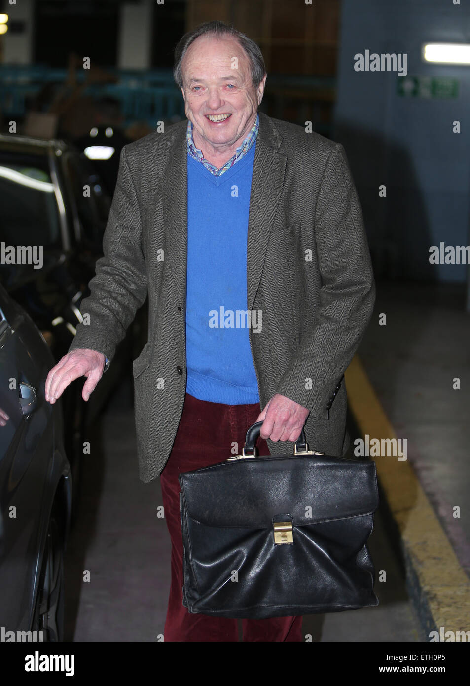 James Bolam outside ITV Studios Featuring: James Bolam Where: London ...