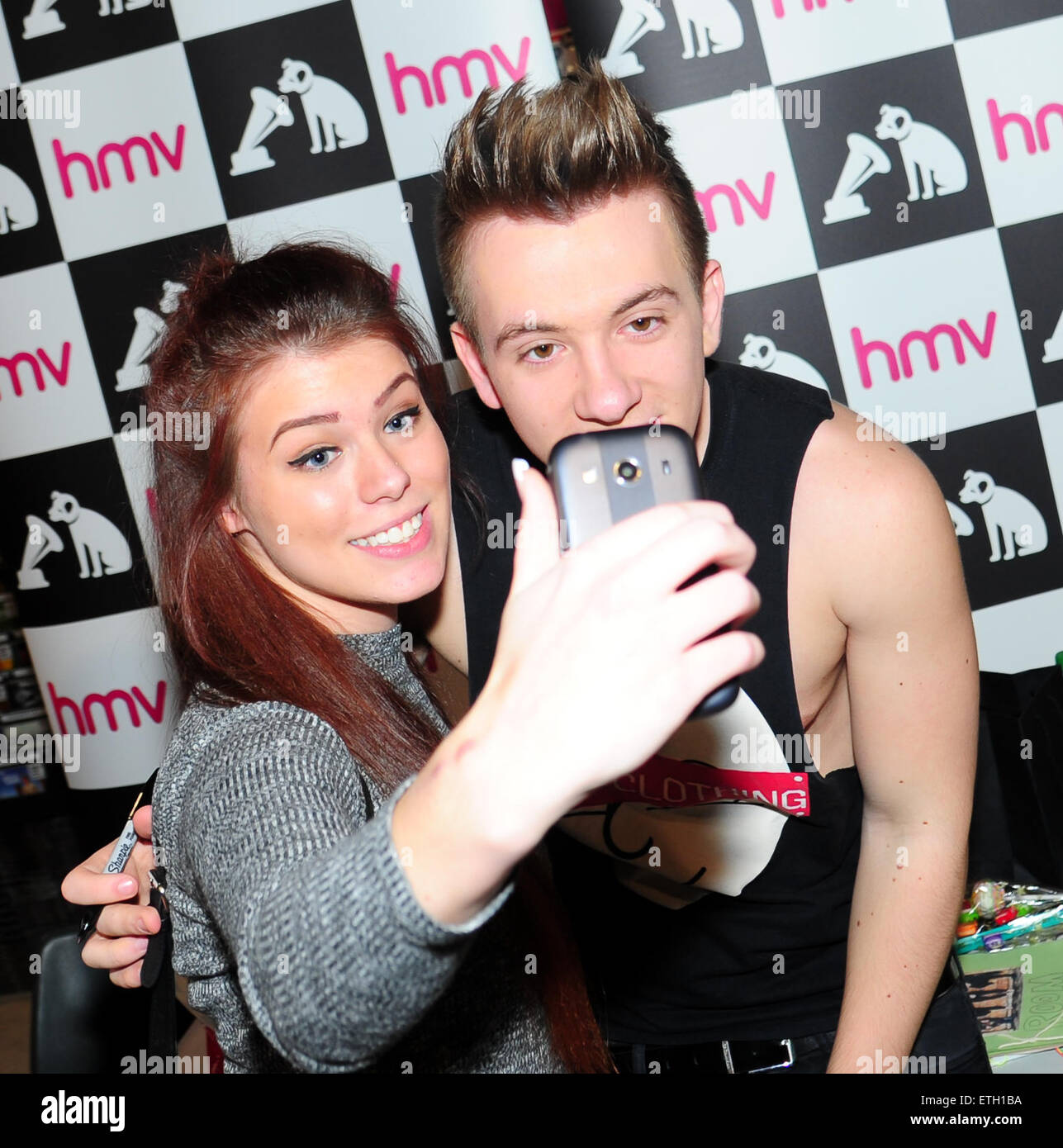 Room 94 meets fans and signs copies of their new album 'Room 94' at HMV ...