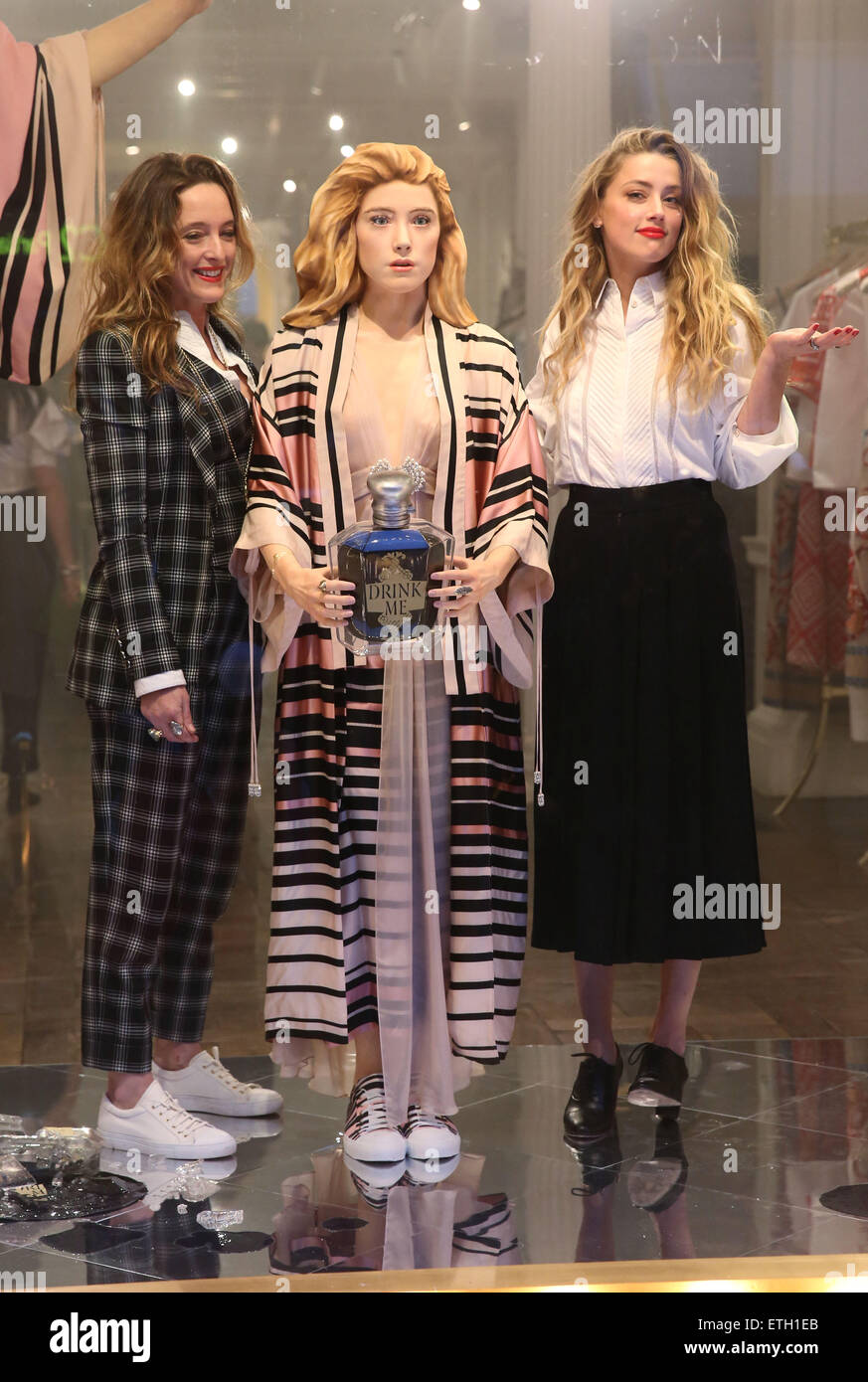 Amber Heard unveils 'Alice in Wonderland for Temperley' Featuring ...