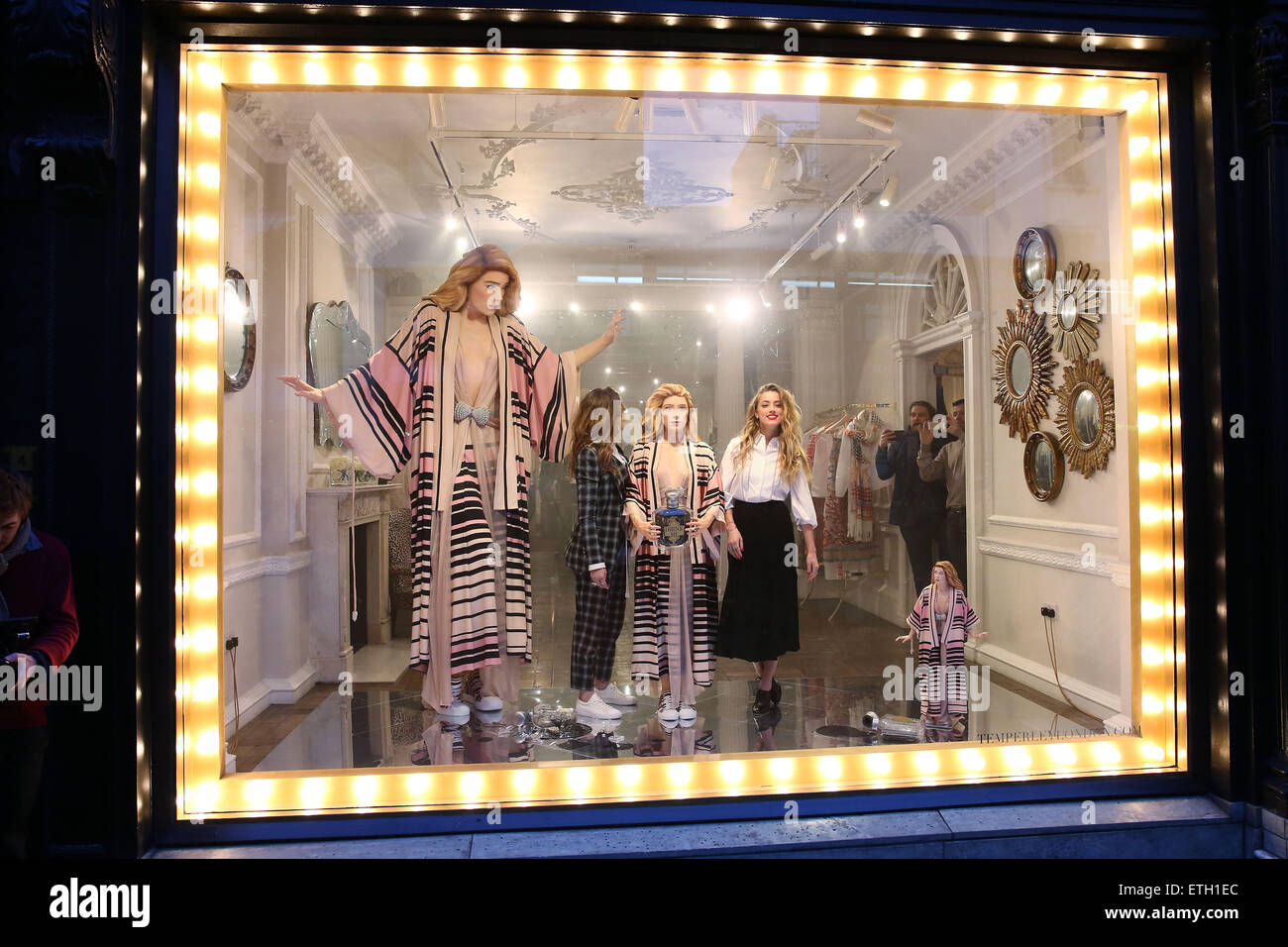 Amber Heard unveils 'Alice in Wonderland for Temperley' Featuring ...