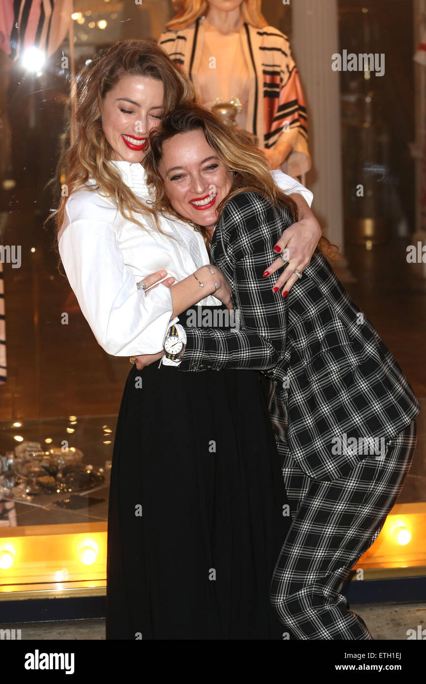 Amber Heard unveils 'Alice in Wonderland for Temperley' Featuring ...