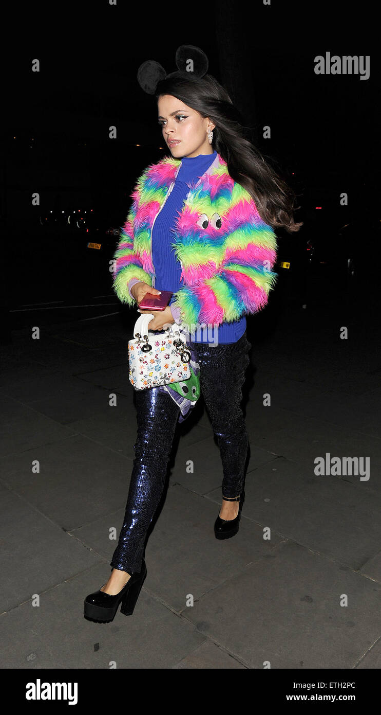 London Fashion Week A/W 2015 - Sass & Bide - Arrivals Featuring: Bip ...