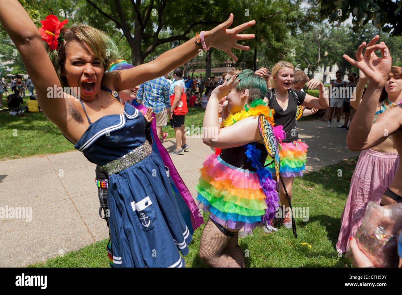 Saturday, June 13, 2015, Washington, DC USA: Thousands from Washington ...