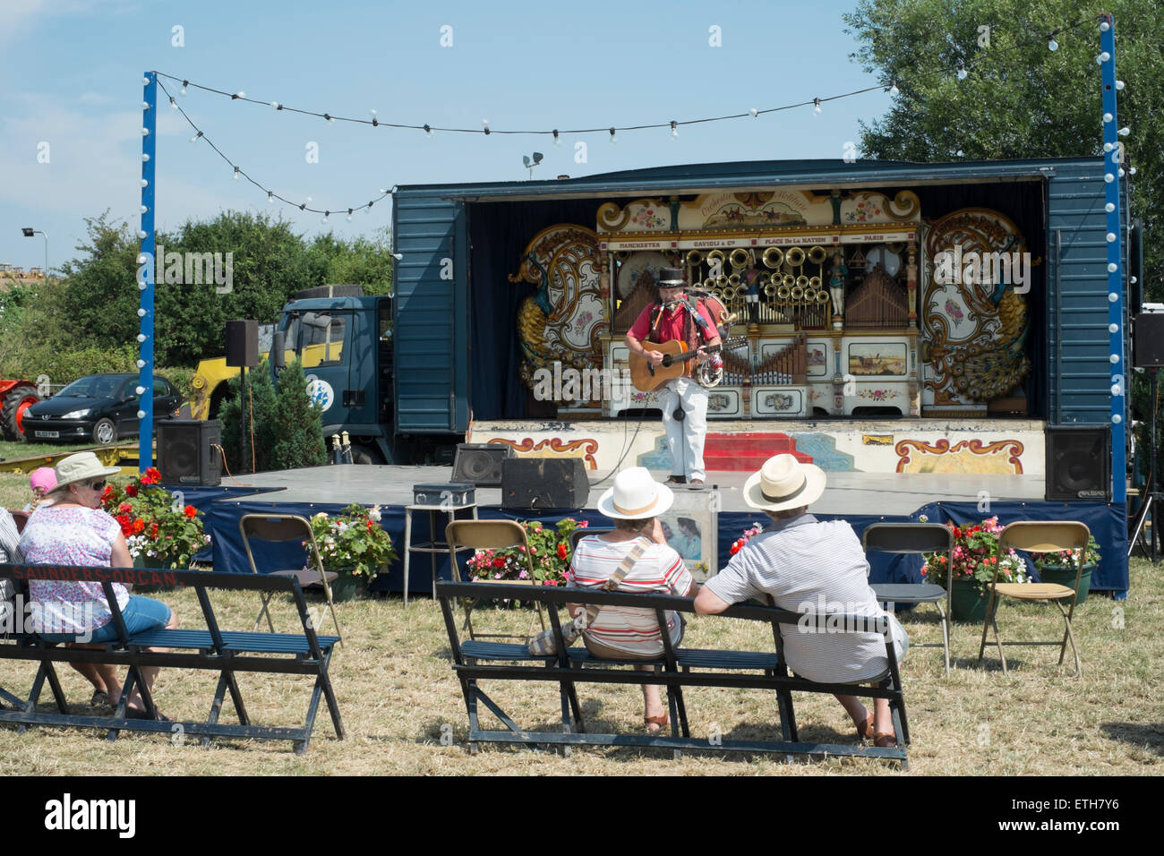 Exhibitors at the 2014 Welland Steam Rally near Malvern in ...