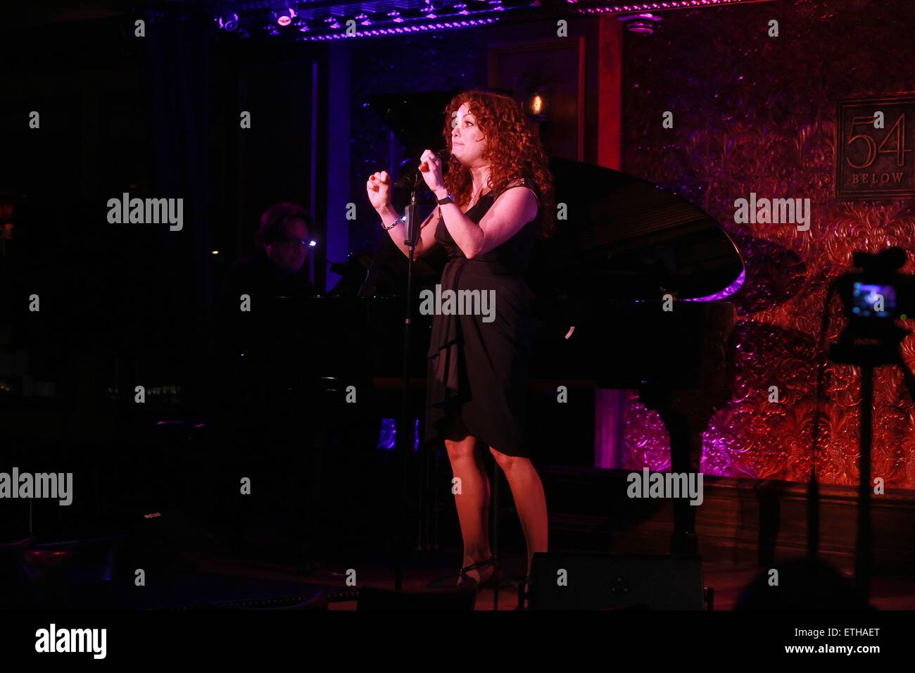Preview of upcoming concerts at 54 Below night club. Featuring: Kelli ...