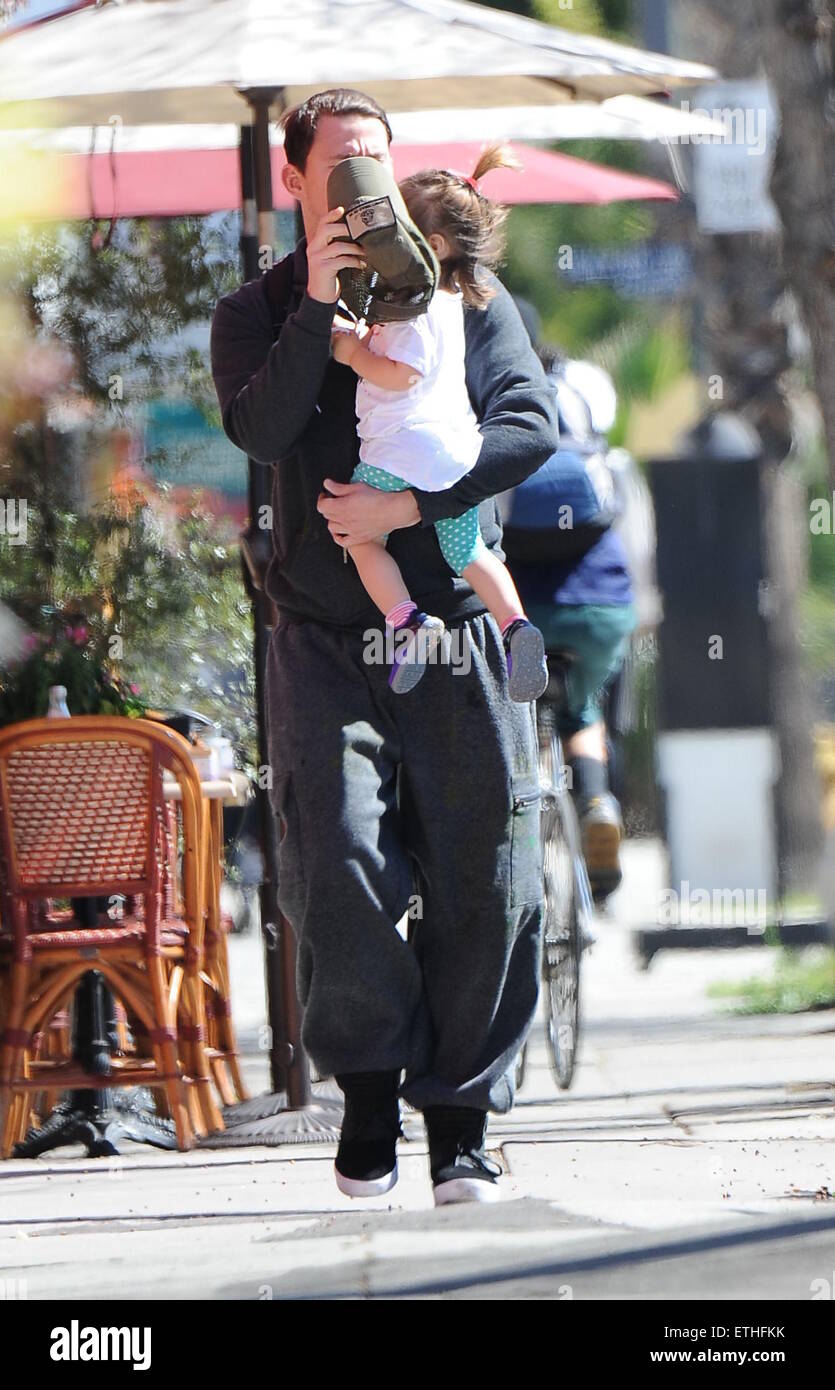 Channing Tatum out and about with his daughter Everly in West Hollywood ...