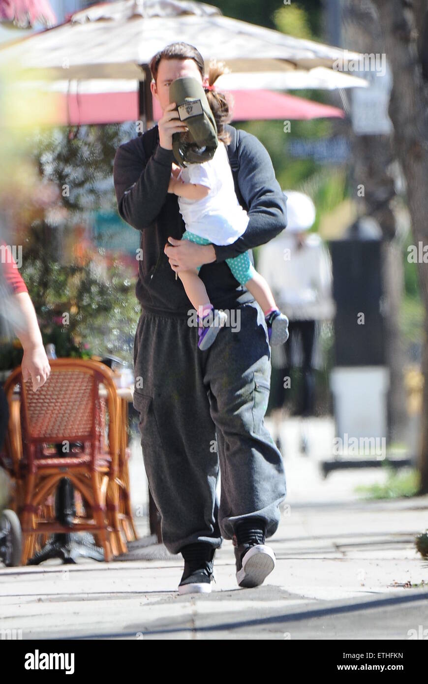 Channing Tatum out and about with his daughter Everly in West Hollywood ...