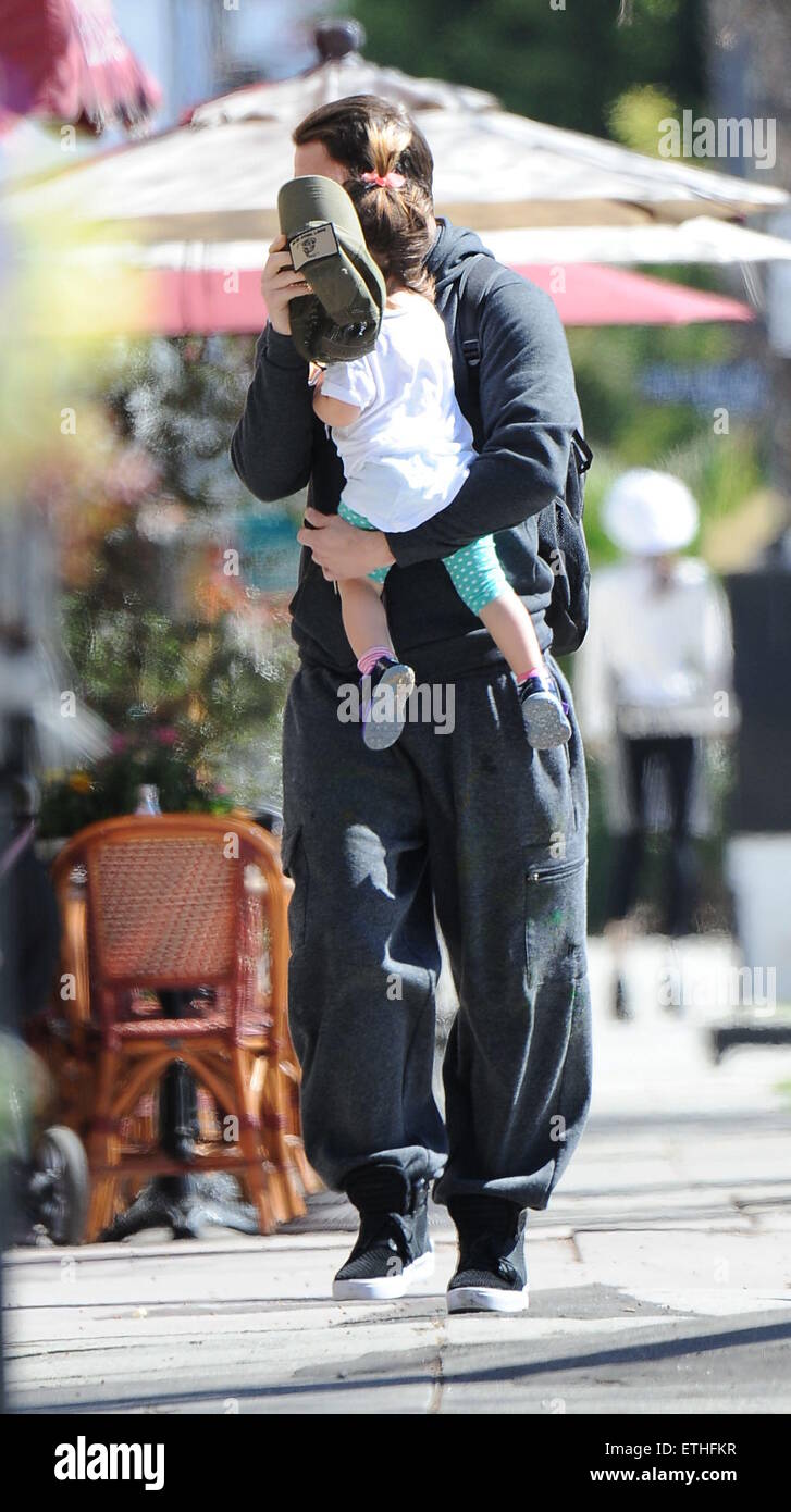 Channing Tatum out and about with his daughter Everly in West Hollywood ...