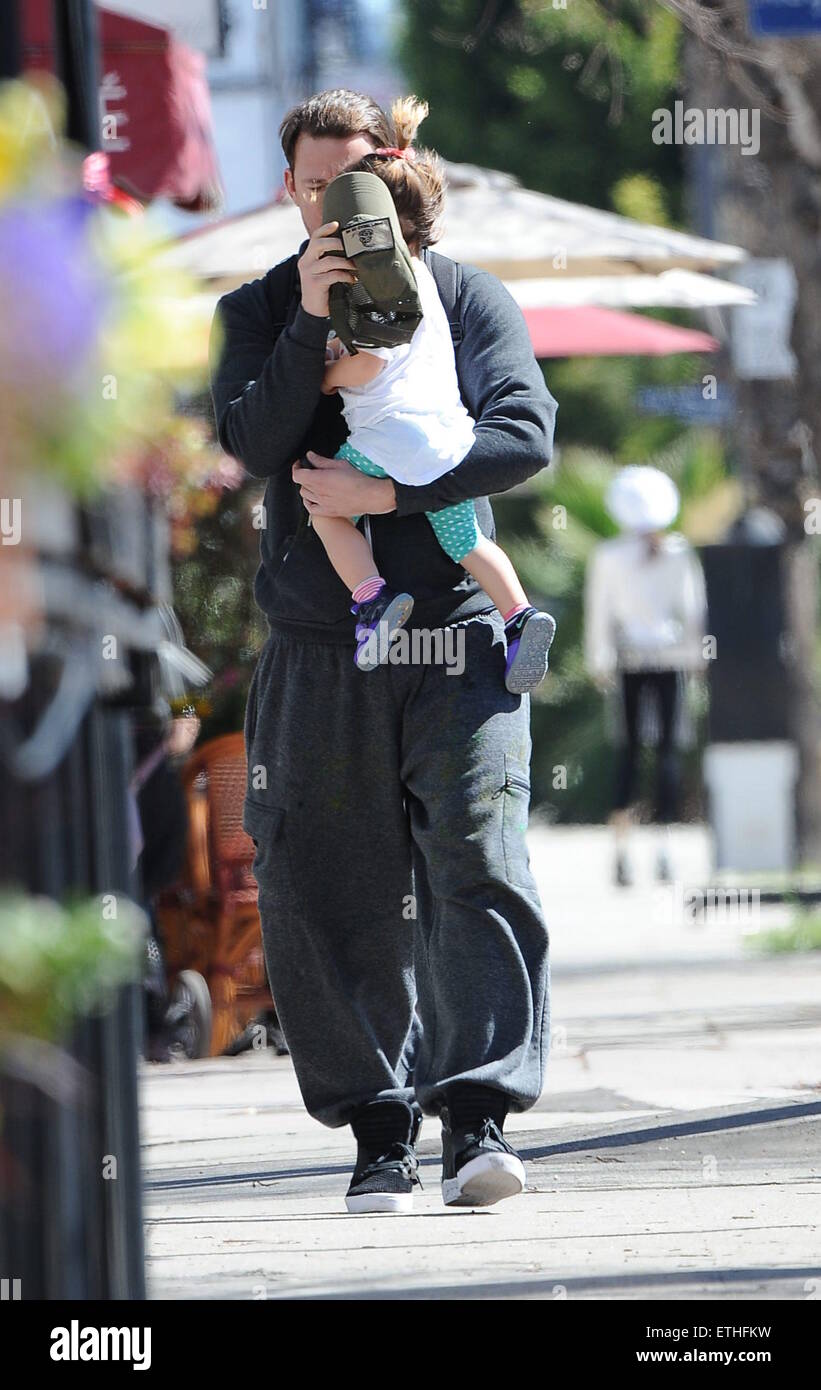 Channing Tatum out and about with his daughter Everly in West Hollywood ...
