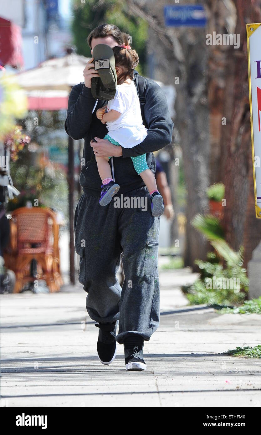 Channing Tatum out and about with his daughter Everly in West Hollywood ...