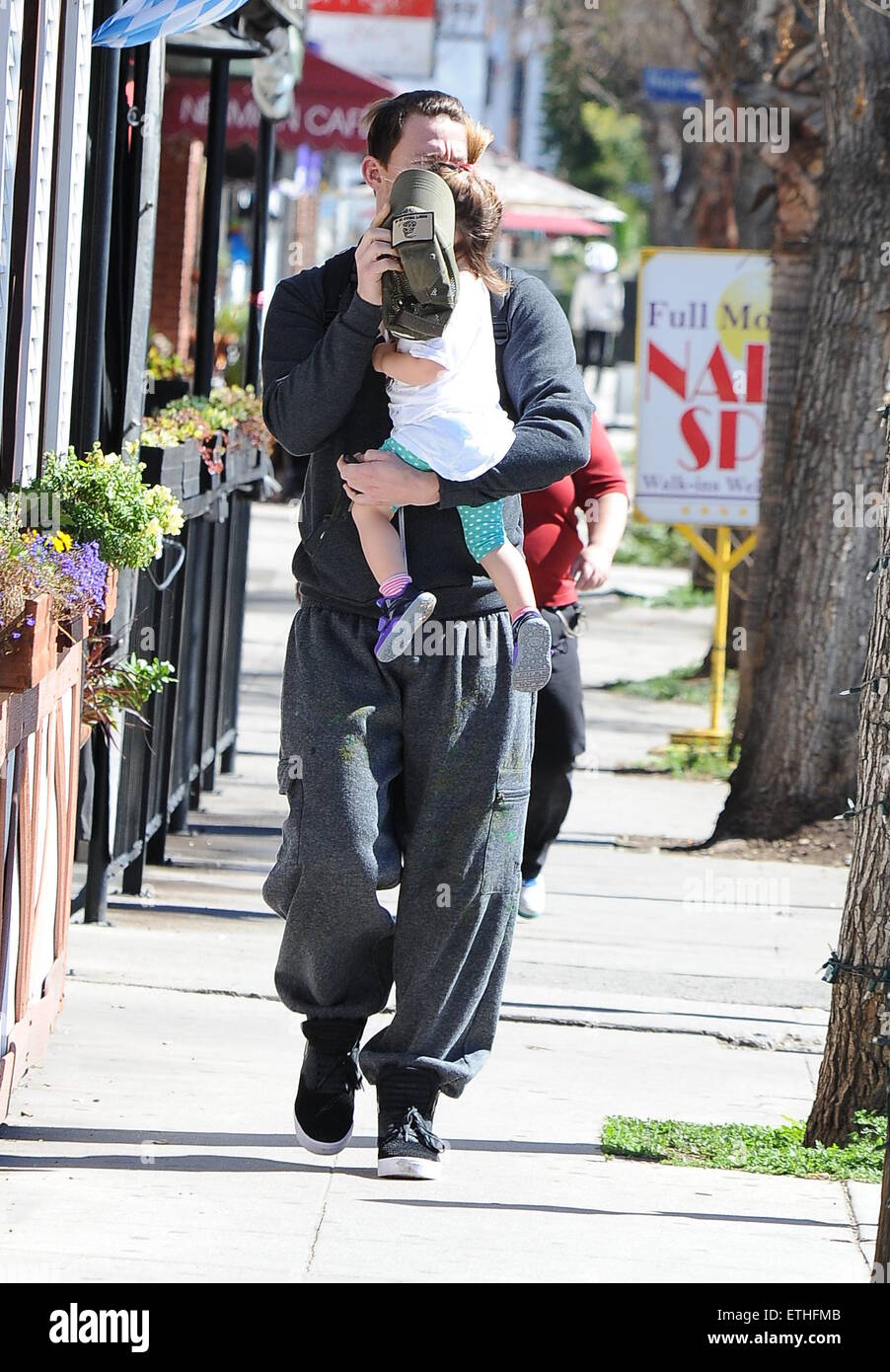 Channing Tatum out and about with his daughter Everly in West Hollywood ...