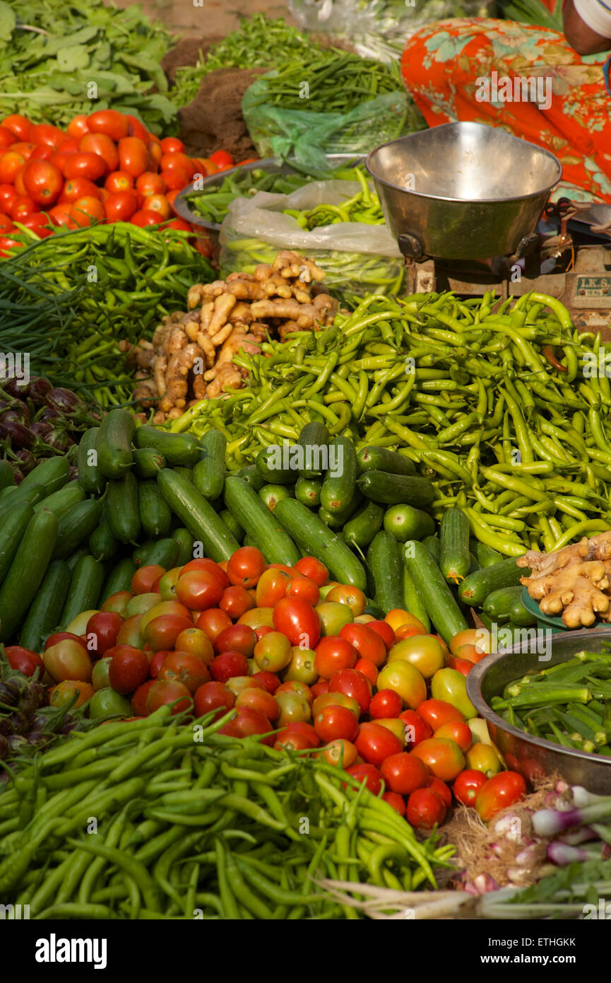 Vegetable market, Jaisalmer, Rajasthan, India Stock Photo - Alamy