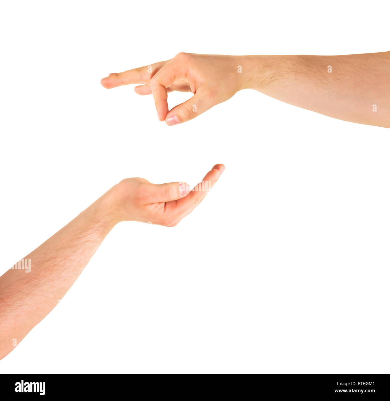 Man helping poor Cut Out Stock Images & Pictures - Alamy