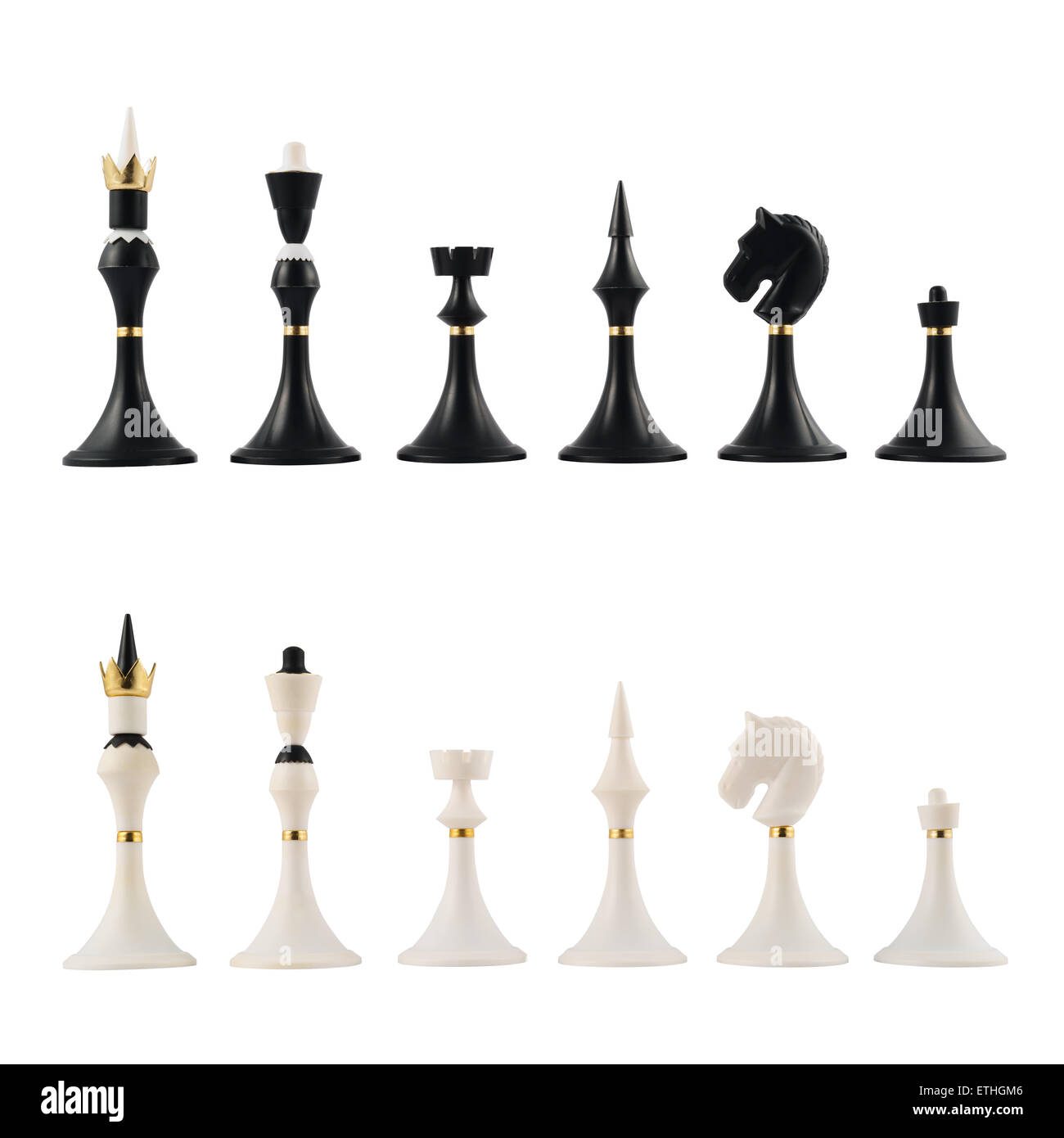 Set of chess figures isolated Stock Photo - Alamy