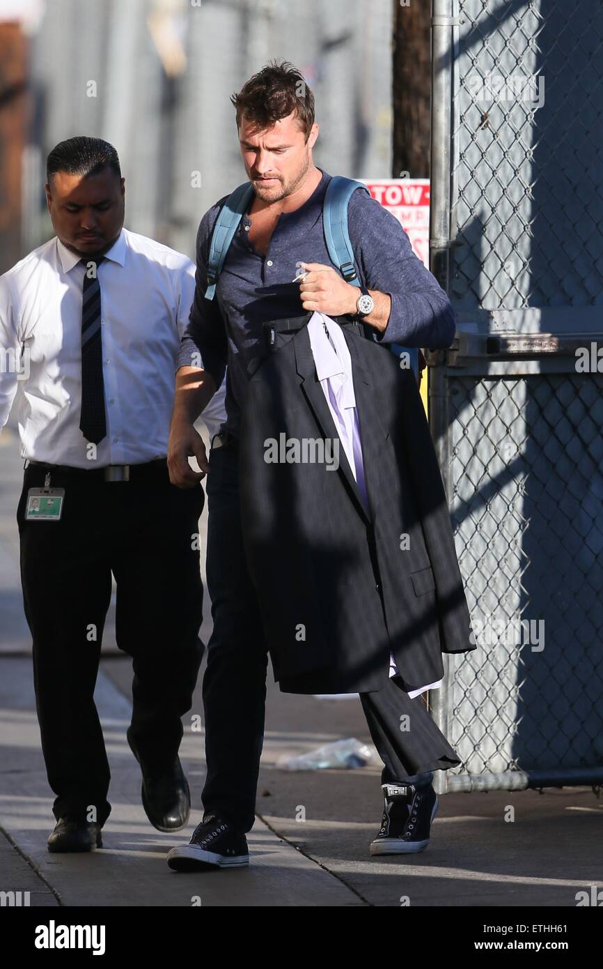 Chris Soules seen arriving at Jimmy Kimmel Live Featuring: Chris Soules ...