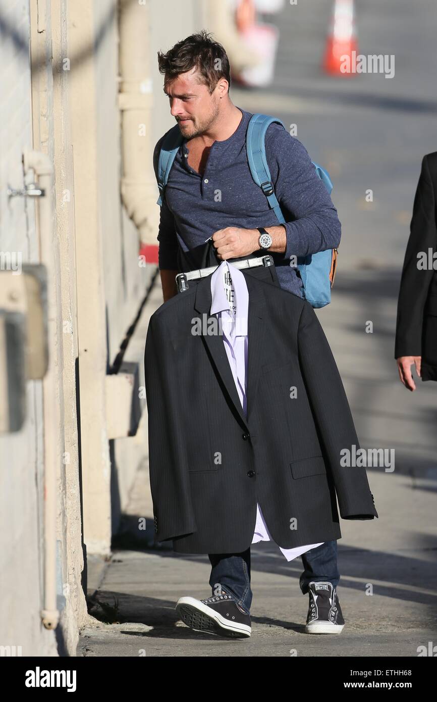 Chris Soules seen arriving at Jimmy Kimmel Live Featuring: Chris Soules ...