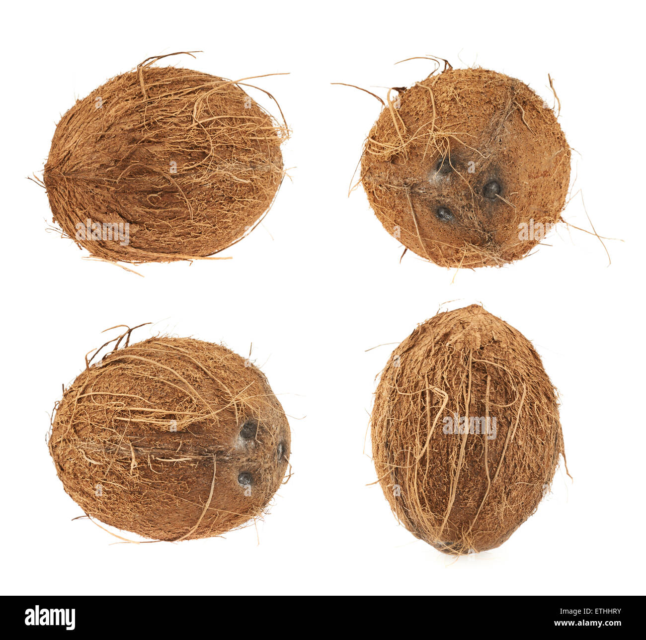 Texture of coconut wood Cut Out Stock Images & Pictures - Alamy