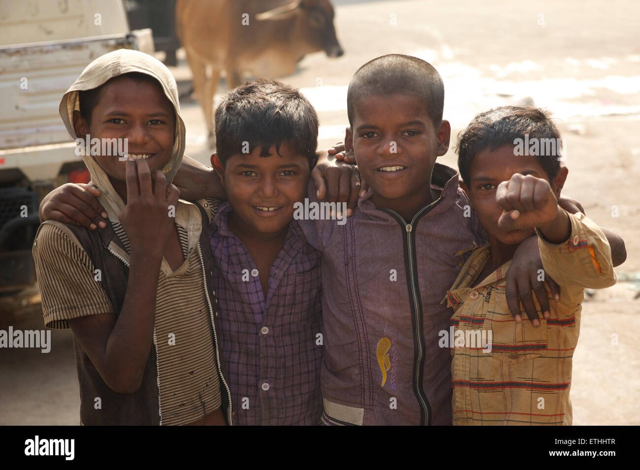 Cheeky indian boys hi-res stock photography and images - Alamy