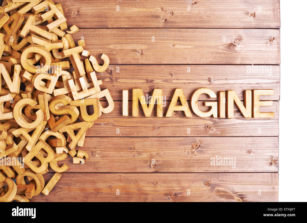 Word imagine hi-res stock photography and images - Alamy