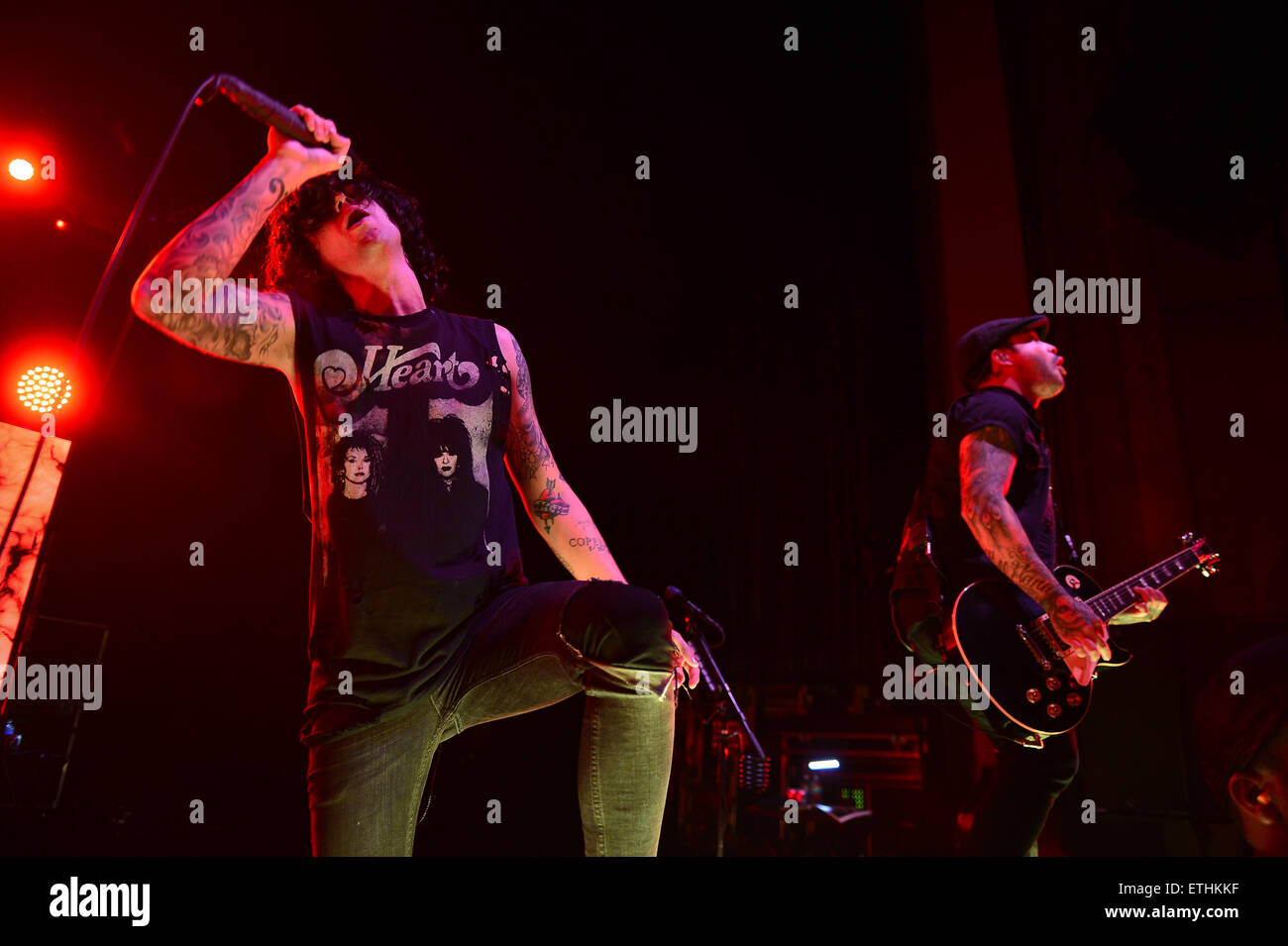 Sleeping With Sirens performing on their 'PTV & SWS World Tour' at ...