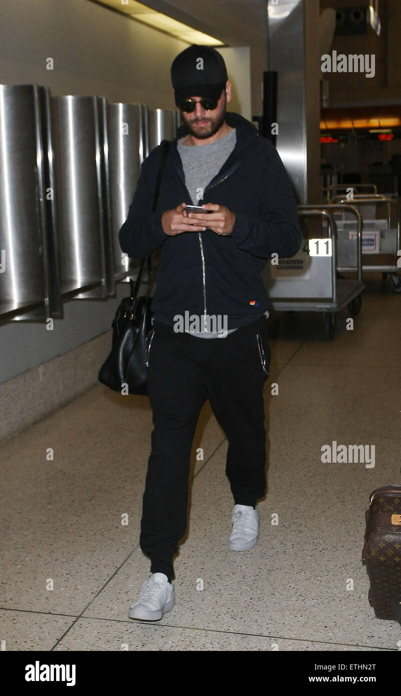 Scott Disick jets out of Los Angeles International Airport (LAX ...
