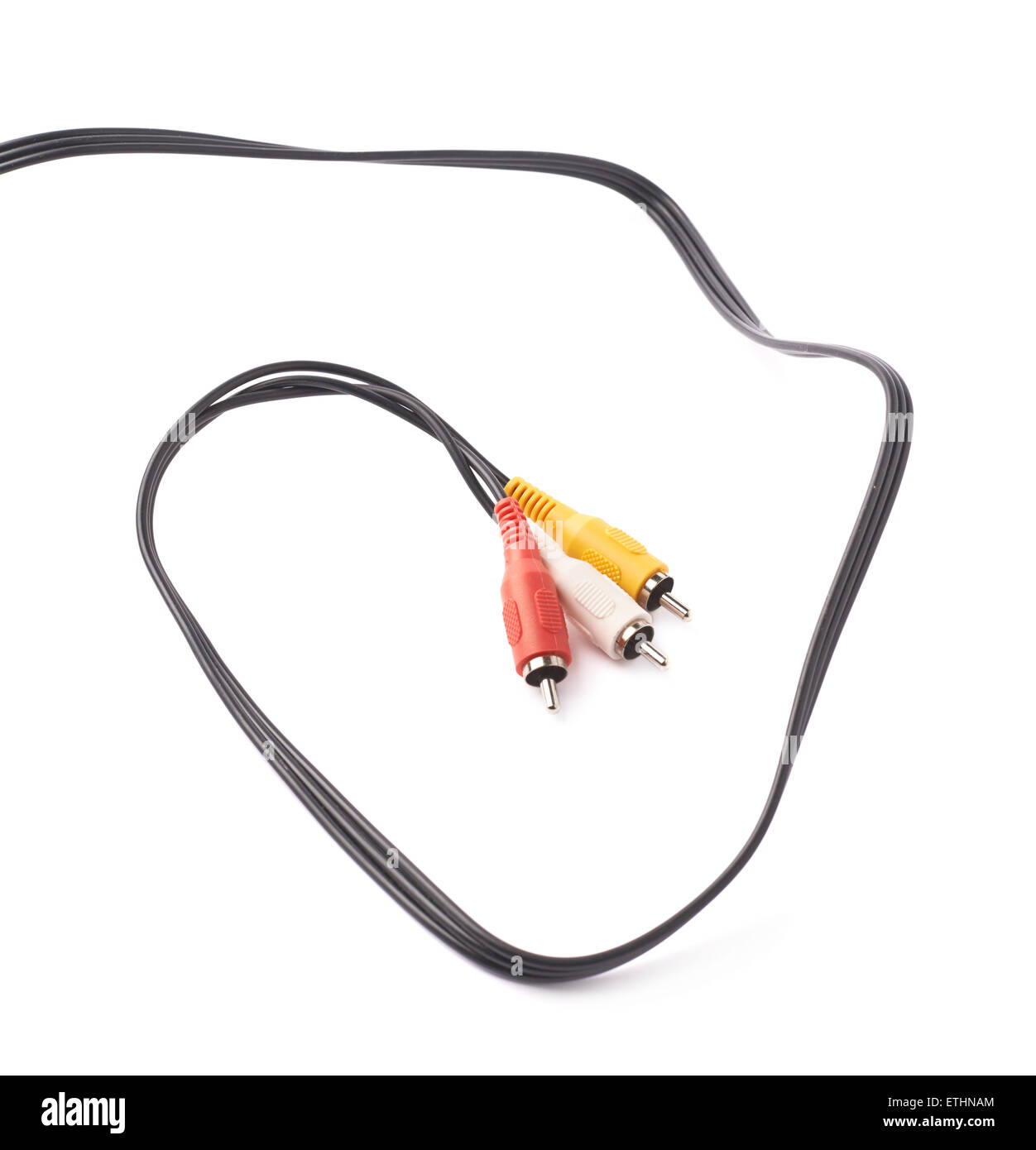 Composite video RCA cable connector Stock Photo - Alamy