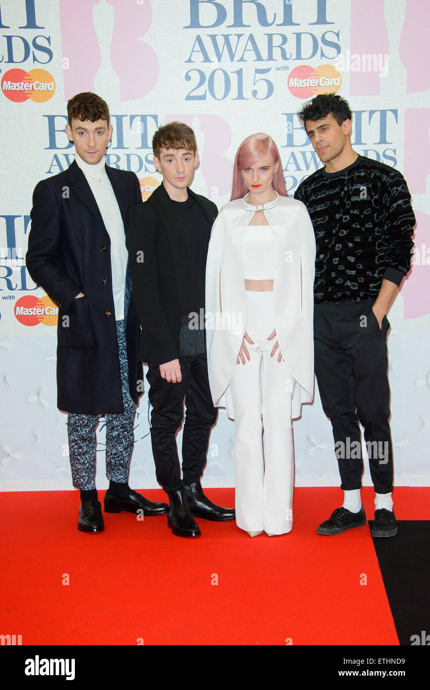 The Brit Awards 2015 (Brits) held at the O2 - Arrivals Featuring: Clean ...