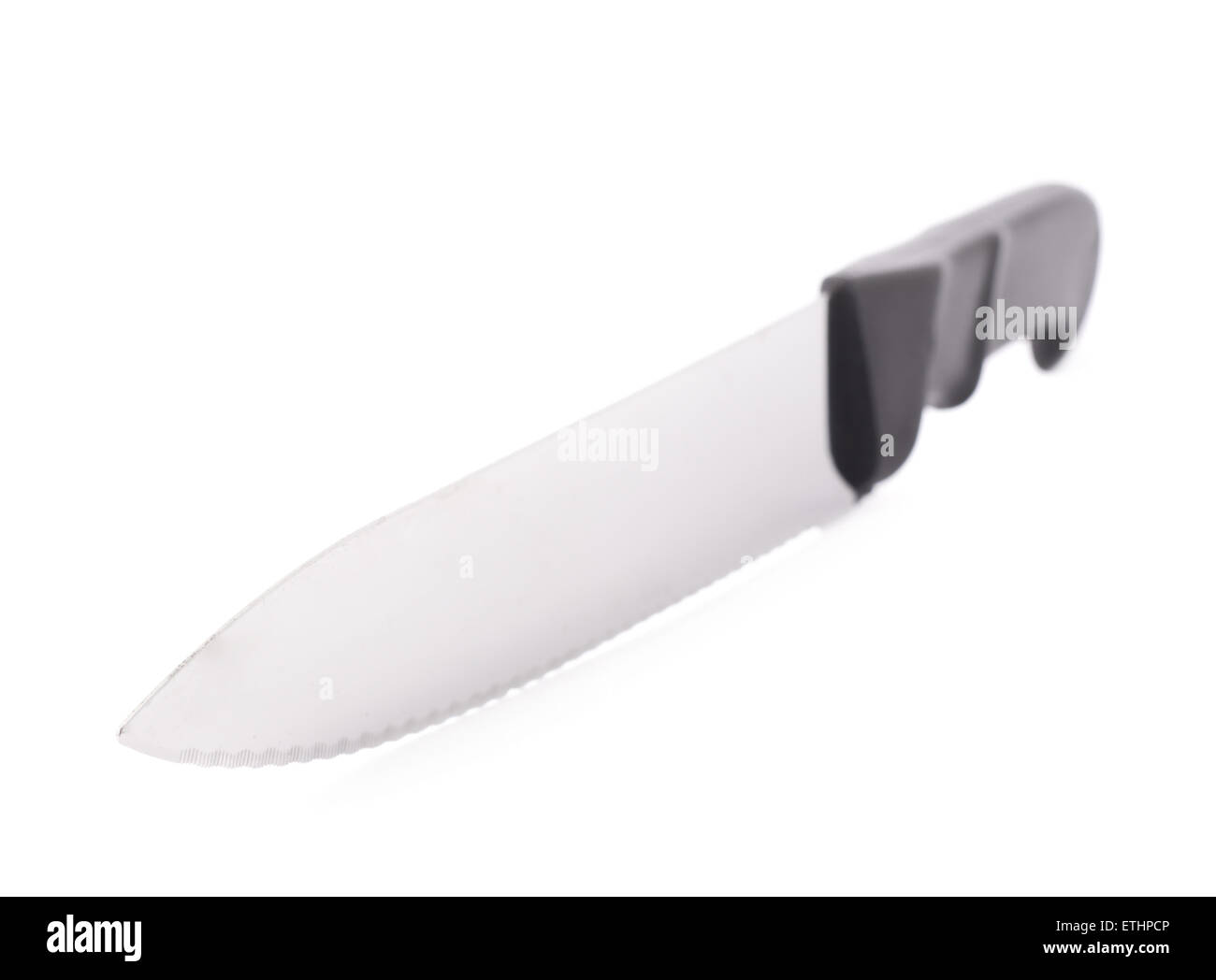Steel kitchen knife isolated Stock Photo - Alamy