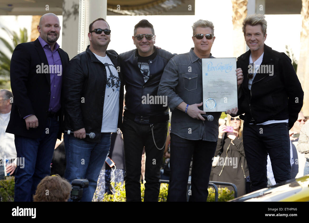 Rascal Flatts arrive for the start of their residency at Hard Rock ...