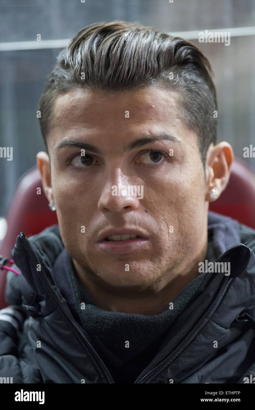 Cristiano Ronaldo of Real Madrid during the Copa del Rey Round of 16 ...