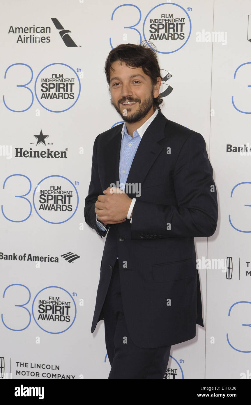 The 30th Film Independent Spirit Awards - Arrivals Featuring: Diego ...
