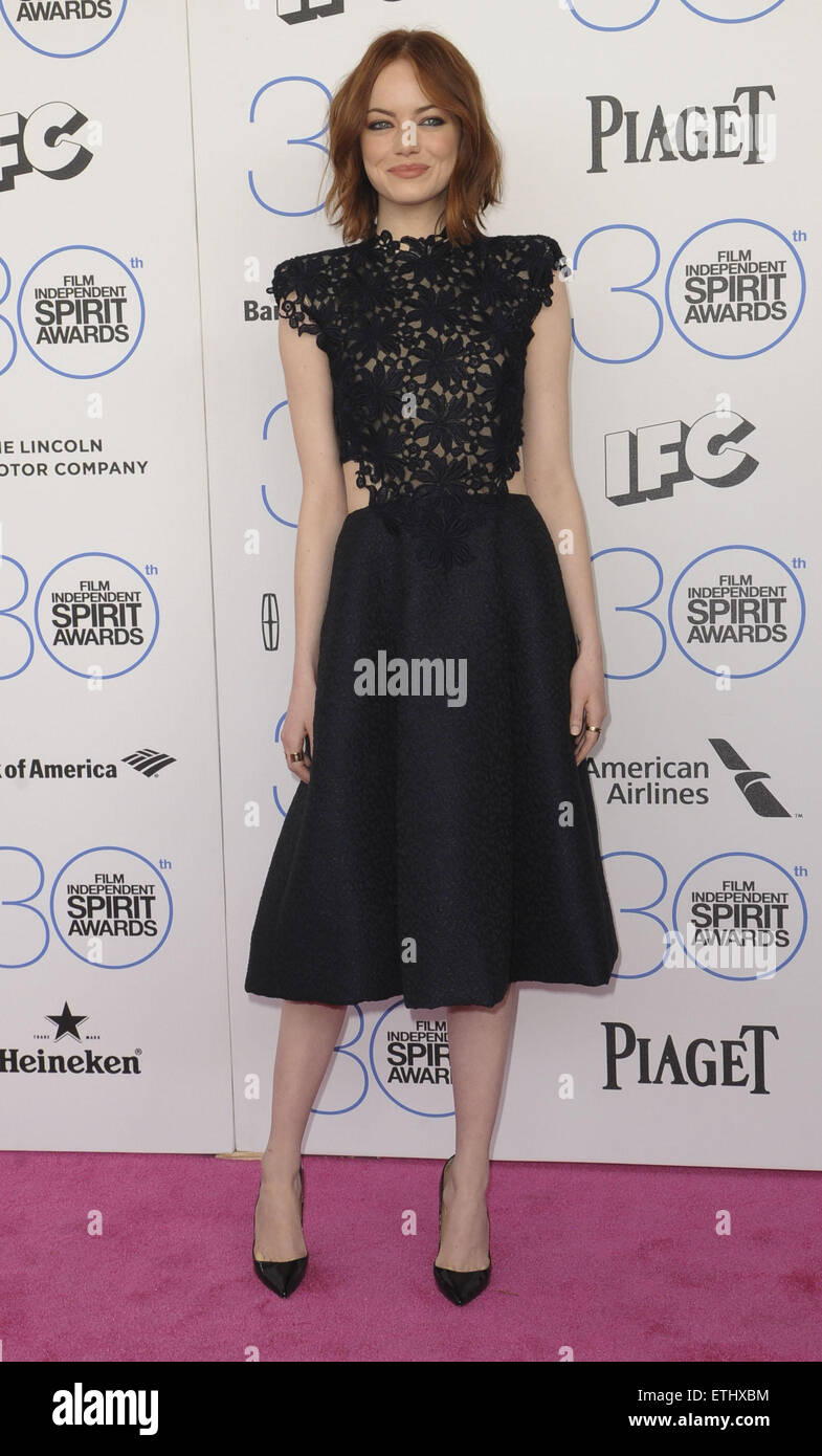 The 30th Film Independent Spirit Awards - Arrivals Featuring: Emma ...