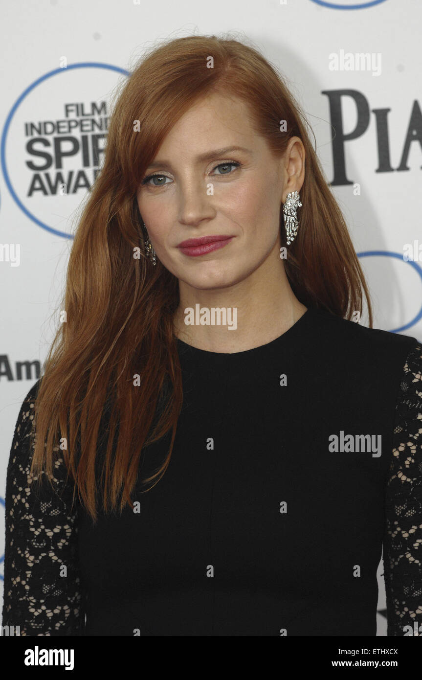 The 30th Film Independent Spirit Awards - Arrivals Featuring: Jessica Chastain Where: Los ...