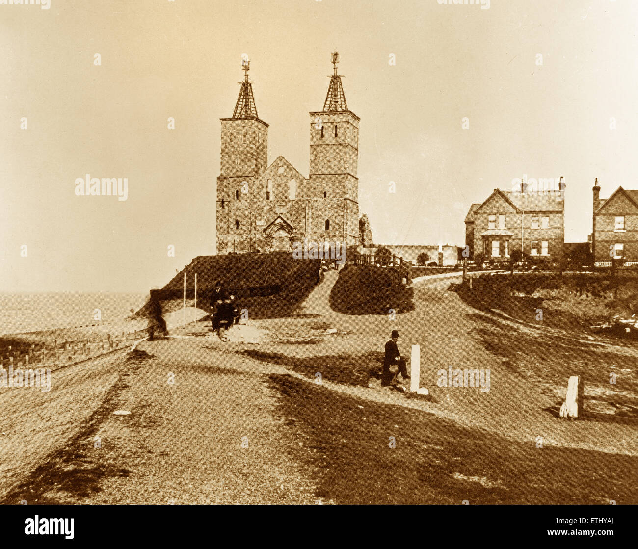 Reculver towers kent hi-res stock photography and images - Alamy