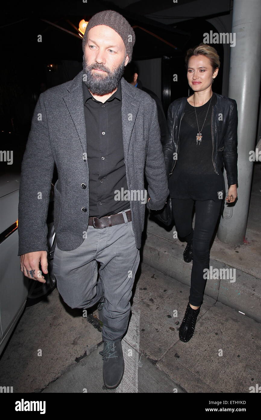 Celebrities leaving Craig's restaurant Featuring: Fred Durst ...