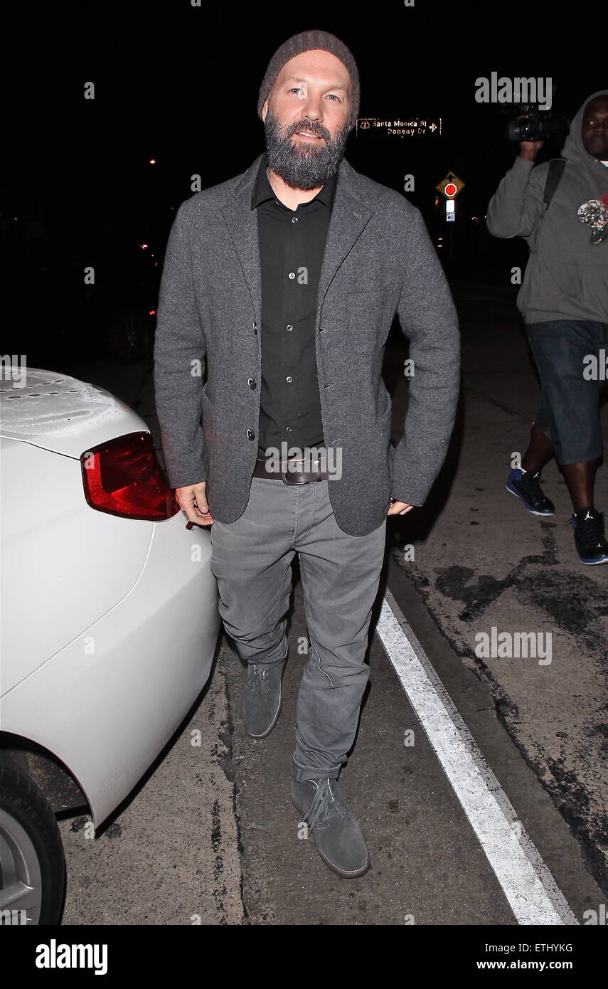 Celebrities leaving Craig's restaurant Featuring: Fred Durst ...