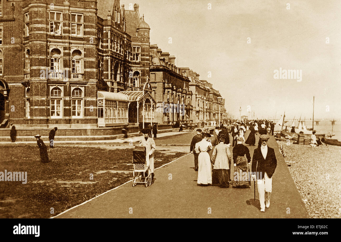 Deal Seafront Kent 1900's Stock Photo - Alamy